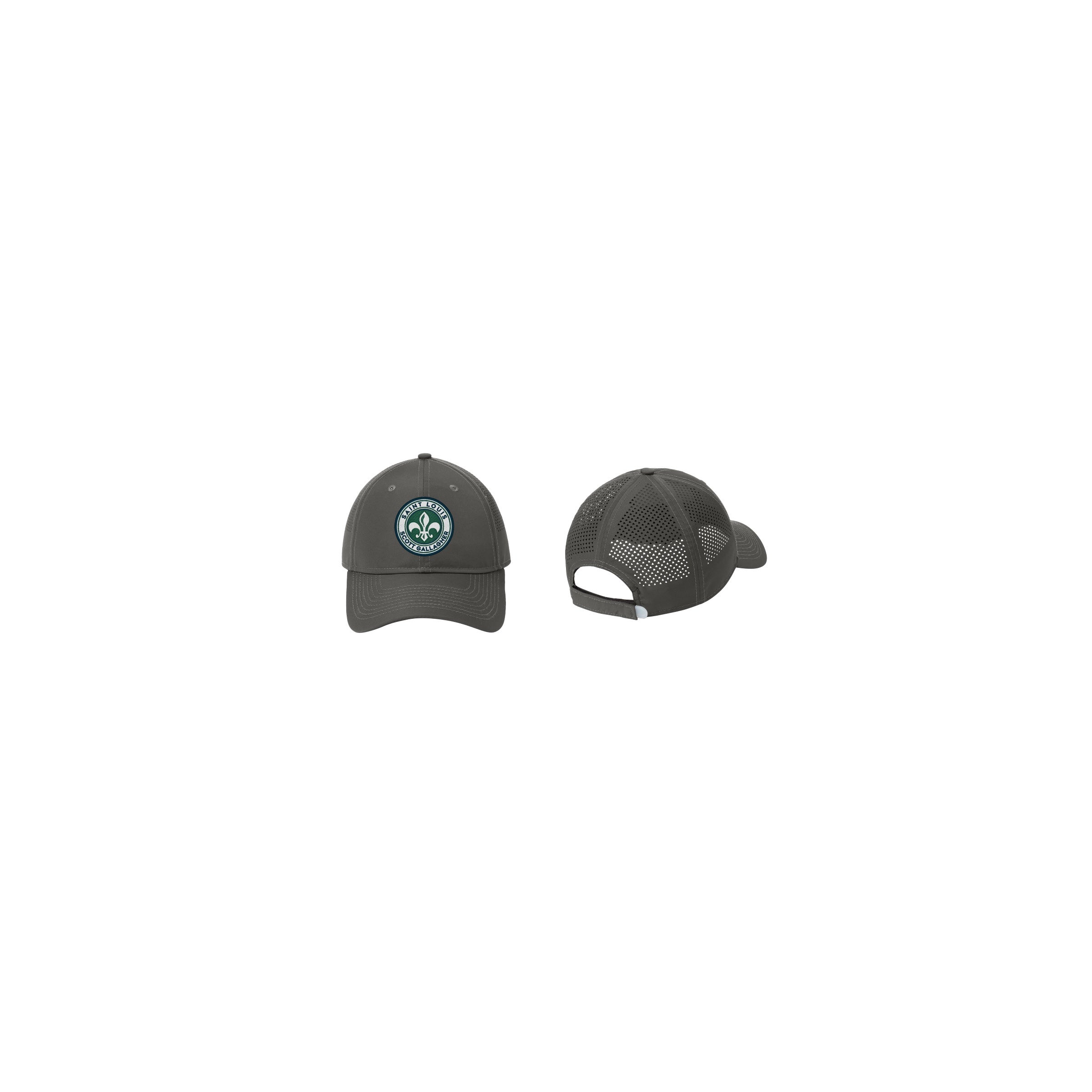 Scott Gallagher Logo New Era Perforated Performance Hat (4 Colors ...